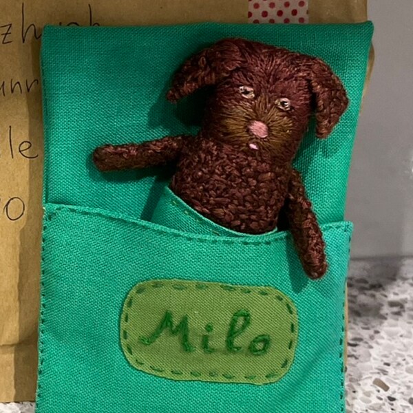 Custom Worry Dog Doll. Pocket Toy. Pocket Dog Toy. Custom Pet Memorial ...