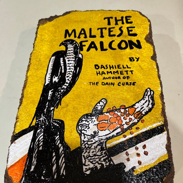 1 Garden Brick Book Cover Painted to Look Like Your Favorite Books for ...