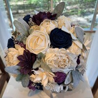 Dark Green and Gold Boutonniere, Emerald Dahlia Buttonhole, Groom and ...