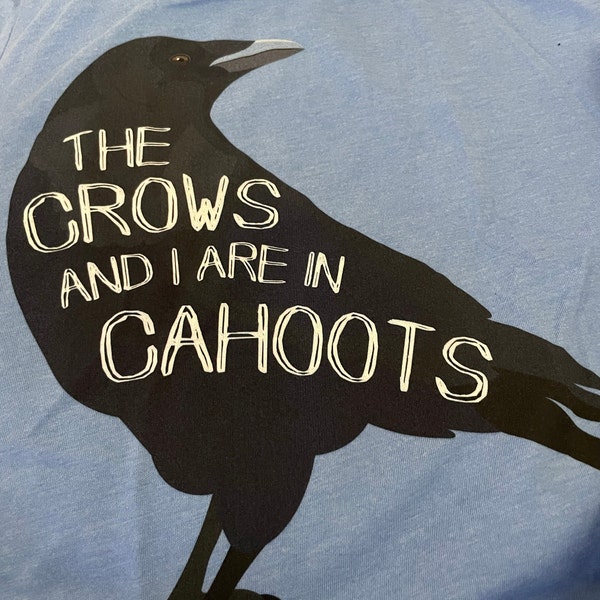 Crow Friend T-shirt, Corvid Tee, Unisex Shirts, Gifts for Bird Lovers ...