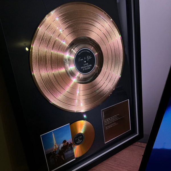 Custom Award Plaque Memorial Gift for Her - Personalized Gold Vinyl ...