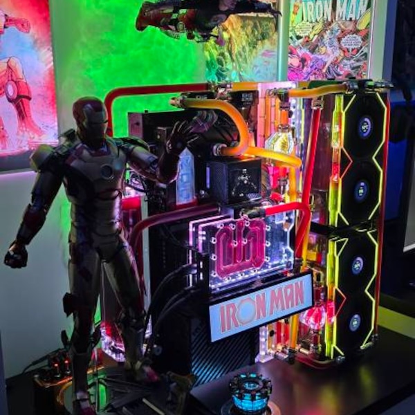 Custom Rgb Pc Case Light Decoration Board Panel Water Cooling Pc Decor ...