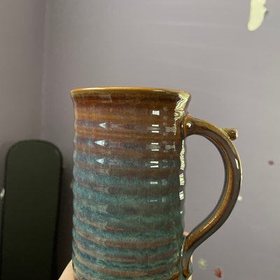 Large 16-ounce Stoneware Mug for Coffee or Tea in Opalready TO SHIP - Etsy