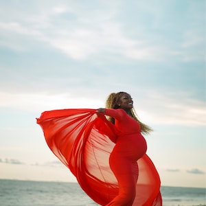 Sheer Tulle Maternity Dress for Photoshoots, Sheer Maternity Dress With ...