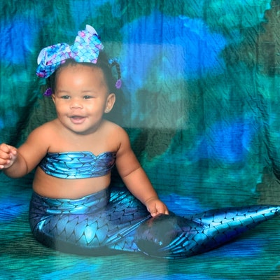 Infant/toddler Mermaid Tails for Playtime Great for Photoshoots ...