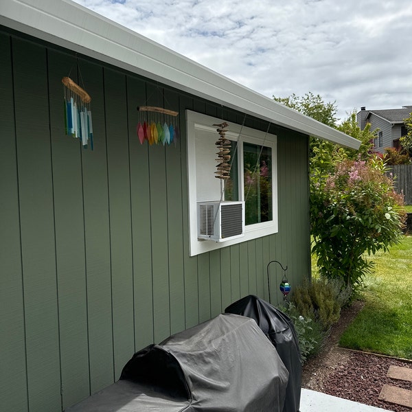 Driftwood Valhalla Ladder #V0157: 20 Inch W/stone Beads, Norse ...