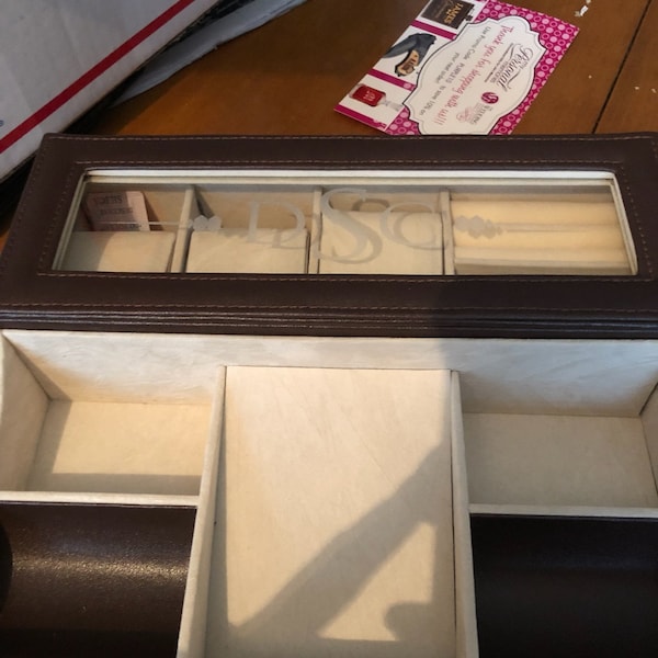 Personalized Valet Box, Monogrammed Valet Tray, Mens Catchall, Dresser ...