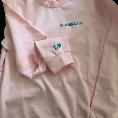 Sweat pour couple, sweat avec date de rencontre, sweat st valentin ...