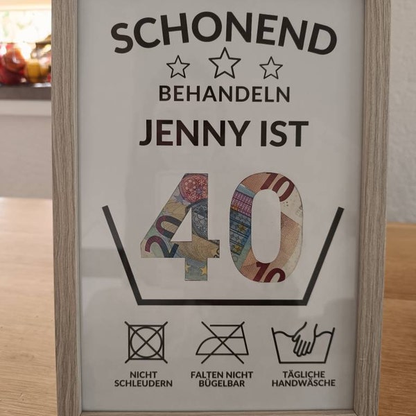 Cadeau anniversaire RIEN Cadeau drôle Affiche surprise pour billets à ...