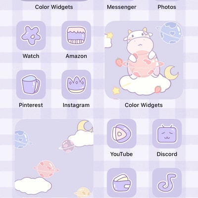 50 Icon Cute Small Girl Ios Icons Pack Iphone Theme App - Etsy