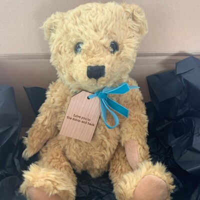 Personalised New Baby Teddy Bear New Baby Gift New Born Teddy Keepsake ...