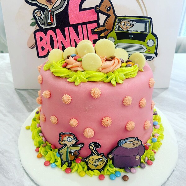 Mr Bean Themed Cake Topper Set! Birthday / Personalised / Custom ...