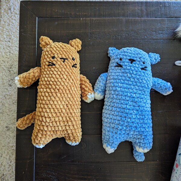 Small Long Cat Crochet Pattern. Make Your Own Cute Amigurumi Long Cat ...