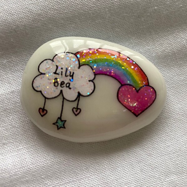 Rainbow, Rainbow Bridge, Stone, Gift, Present, Momento, Best Friends ...