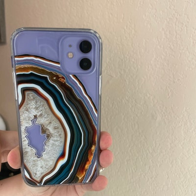 Agate Slice Geode Phone Case for iPhone 15 Pro 14 13 12 Mini 11 XR X 7 ...