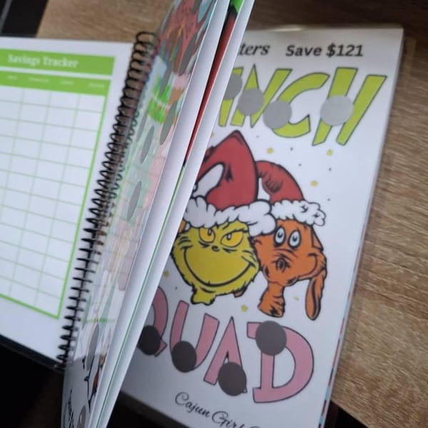 The Grinch Scratch and Save Challenge Book - Etsy