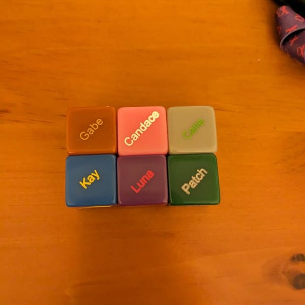 One Custom Dice With Your Choice of Pips - Personalized D6 - Engraved ...