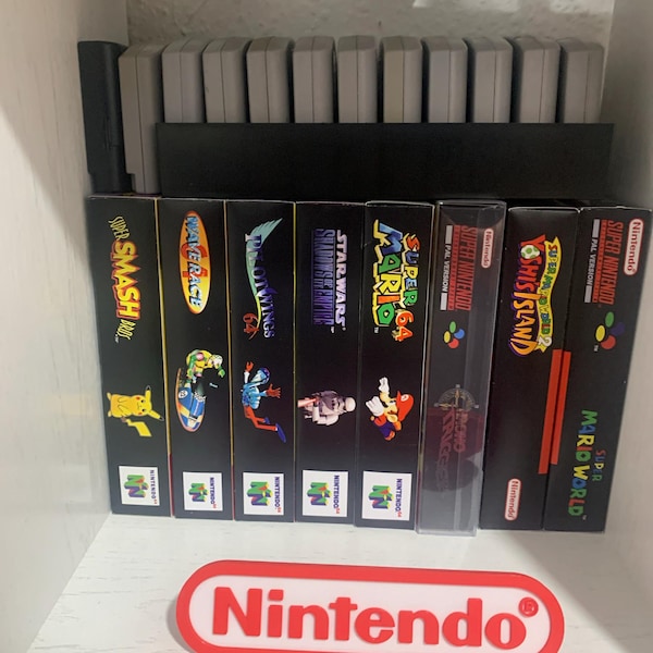 Nintendo 3D Fridge Magnet / Shelf Display - Retro 80s 8bit Video Games ...