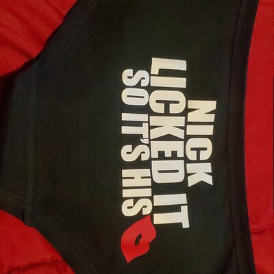 Custom Panties Personalized With Your Words Custom Printed Panties ...