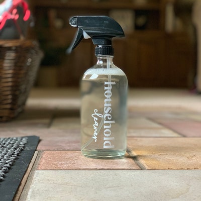 Household / All Purpose Cleaner Label Simple Version, 16oz Spray Label ...