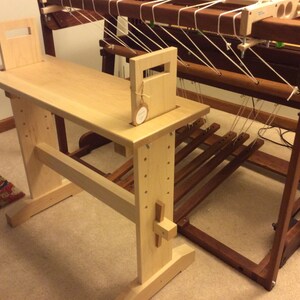 Portable and Adjustable Weaving Loom Bench / stable or rocking | Etsy