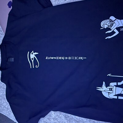 Egyptian Ancient Knowledge Black T-shirt anubis Ramses Horus Eye ...