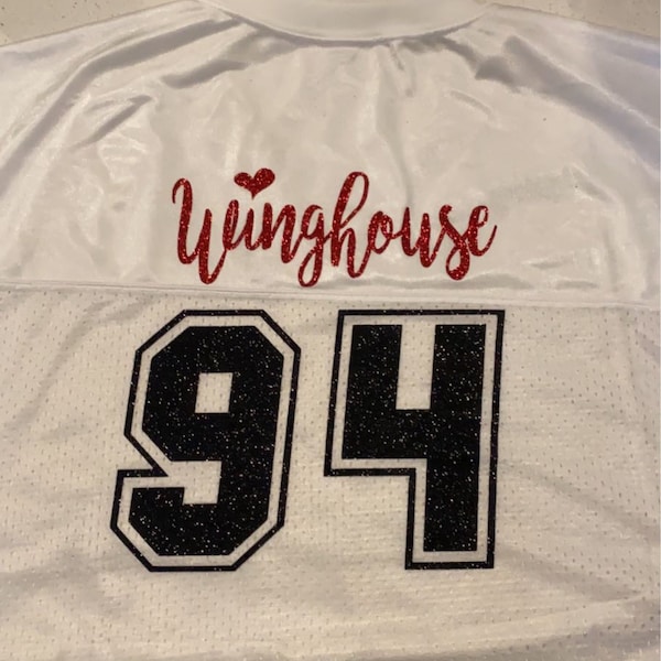 Jersey Numbers, Custom Heat Transfer, Personalized Glitter Iron On, Add ...