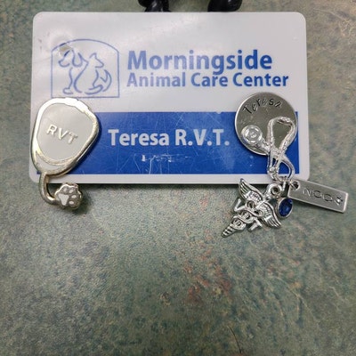 Personalized Veterinary Brooch Pin Veterinarian Pin Vet Tech Gift Vet ...