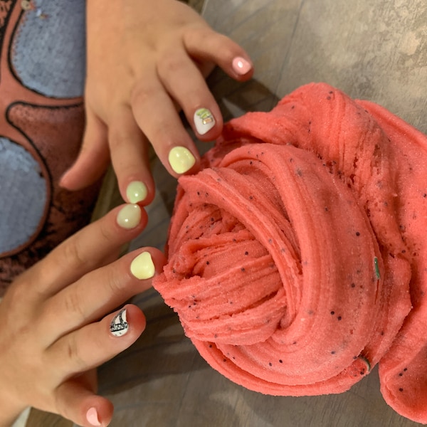 Watermelon Icee Slime: Scented Sensory Dough, Kids ASMR Gift - Etsy