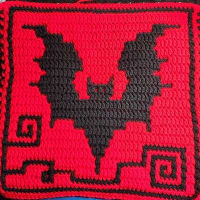 PDF PATTERN Cardinal Forest Overlay Mosaic Blanket for Cozy - Etsy