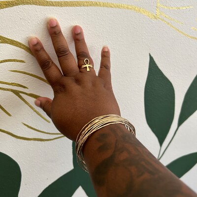 SALE Sterling Silver Lotus Crown Ring / Lotus Flower Ring / Divine ...