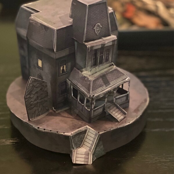 Psycho House Paper Model Kit – Bates Mansion H0 Scale - FREE "do Not ...