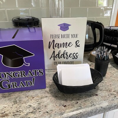 Printable Graduation Address Your Envelope Sign, Address Your Thank You ...