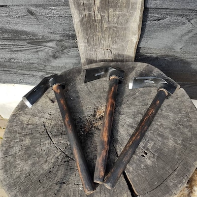 Set of 3 Wood Carving Woodworking Bowl Adze Tools Straight Big Small ...