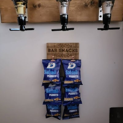 Bar Snacks Holder / Dispenser/ Clip Board Wall Mounted Ideal for Home ...