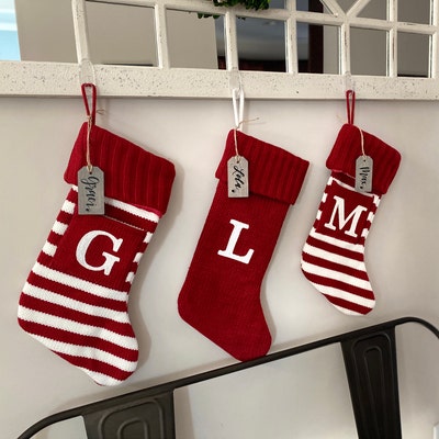 Acrylic Stocking Tags Acrylic Name Tags Clear Stocking - Etsy