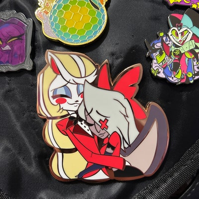 Hazbin Hotel Charlie & Vaggie Enamel 2nd Run Pin 3 Chaggie 2 Variants ...