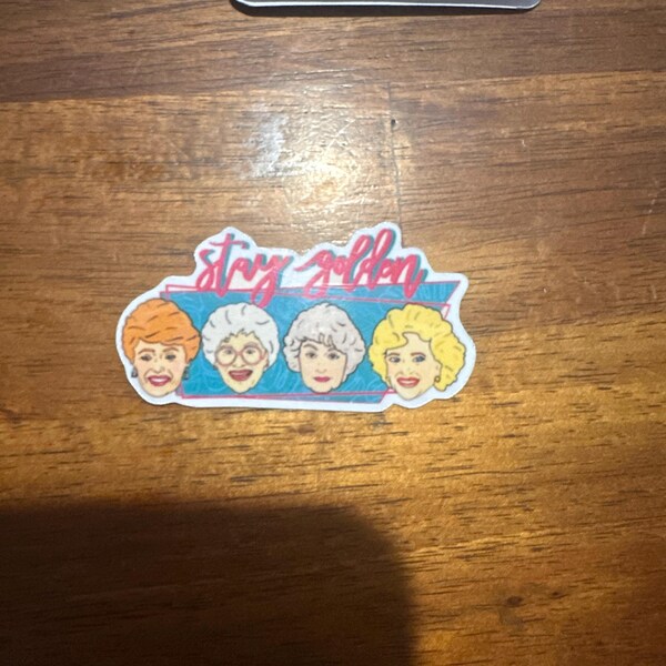 Golden Girls Magnetic Bookmarks/stickers/sticker Bundle - Etsy