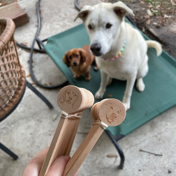 Signature Dog Drink Stir Stick, I Do Too Wood Engraved Cocktail Sticks ...