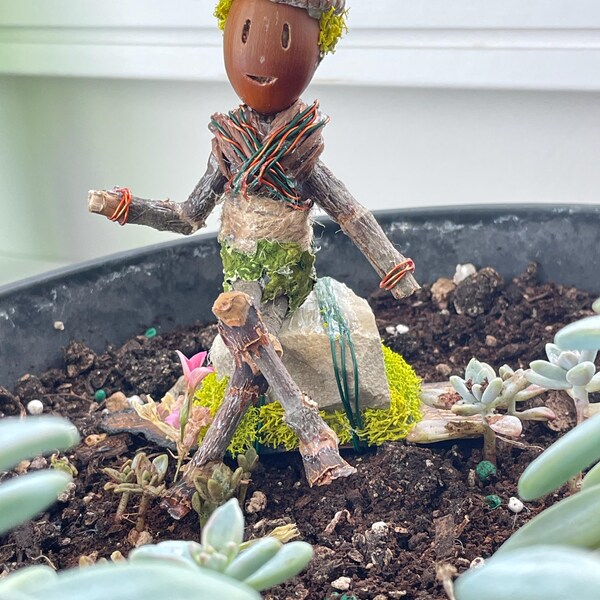 Handmade Acorn People Figurine, Nature Photography Prop - Etsy