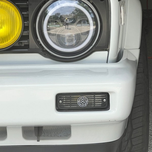 VW Golf MK1 MK2 Front Bumper VW Blinker Cover Grid Mesh - Etsy