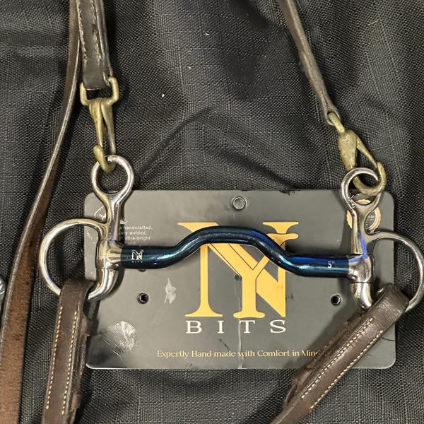 NY TACK 5" Baucher German Silver Jointed Lozenge Snaffle Horse Bit - Etsy