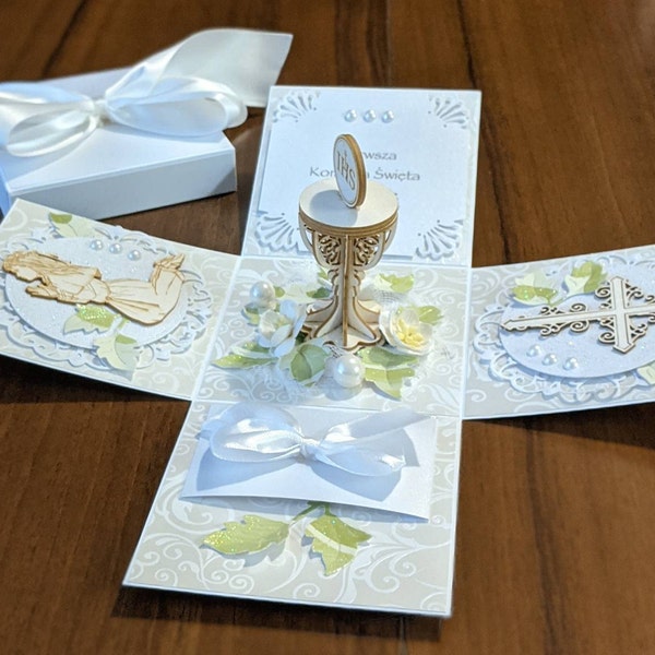 Handmade First Holy Communion Card - Etsy
