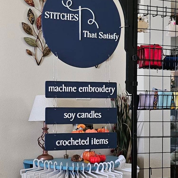 Market Sign, Consignment Booth Sign, Farmers Market Sign, Vendor Sign ...