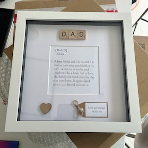 Mum & Dad Poem Frame. Mum and Dad Gift. Parents Frame. - Etsy UK