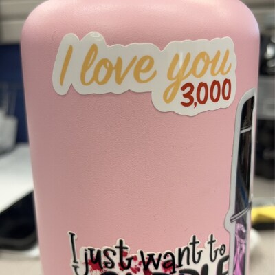 I Love You 3000 Sticker Iron Man Sticker Marvel Endgame Sticker Endgame ...