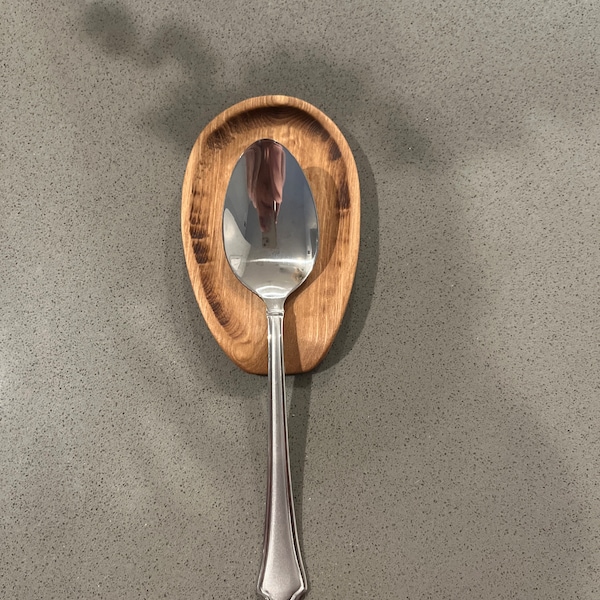 Wooden Spoon Rest Spoon Rest Wood Spoon Rest Hand Made - Etsy