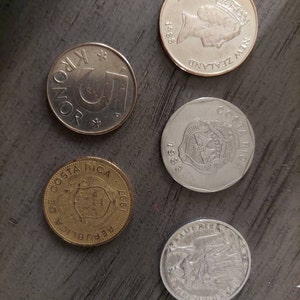 30 Unique Animal-themed Coins in a Pouchchoose Your Set A, B, C, or ...