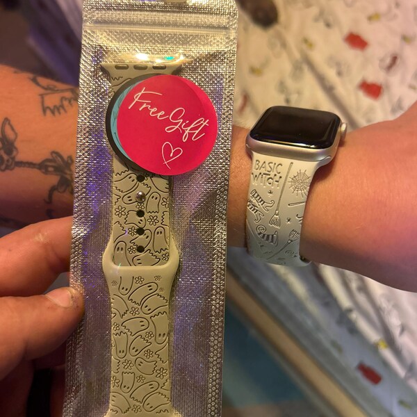 Hello Fall Watch Band 38mm 40mm 41mm 42mm 44mm 45mm S/M M/L Series 1,2 ...