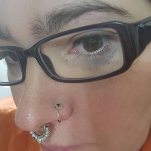Alien Bendable Septum Ring Hoop Daith Ring Nose Ring Cartilage - Etsy